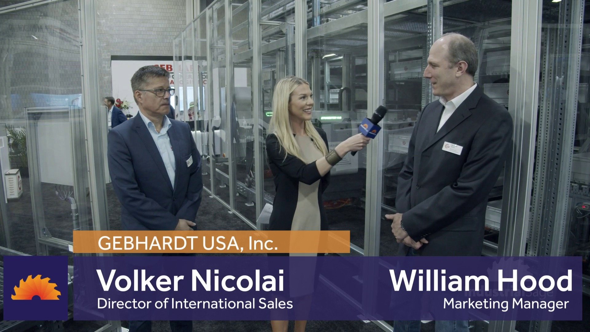 GEBHARDT USA's Volker Nicolai & William Hood Interviewed at MODEX