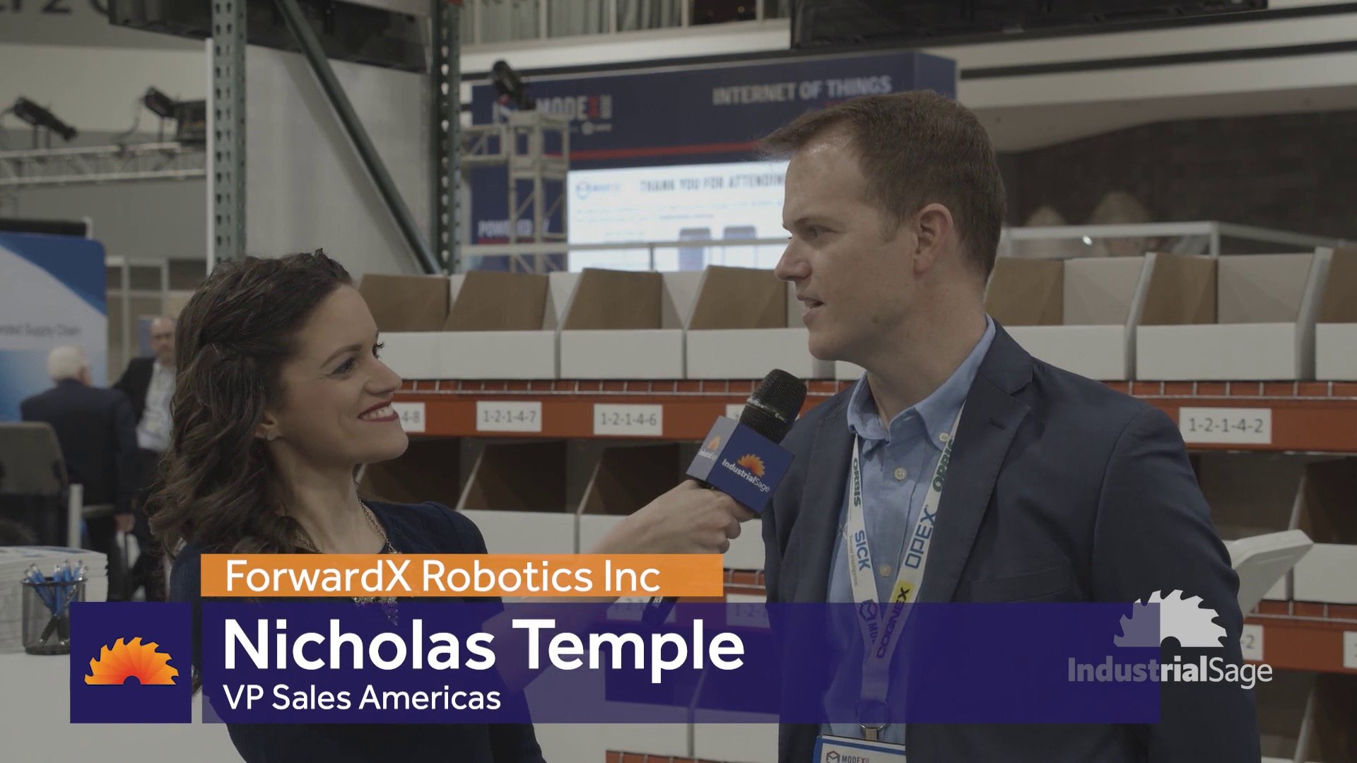 ForwardX Robotics' Nicholas Temple, Interviewed at MODEX 2020